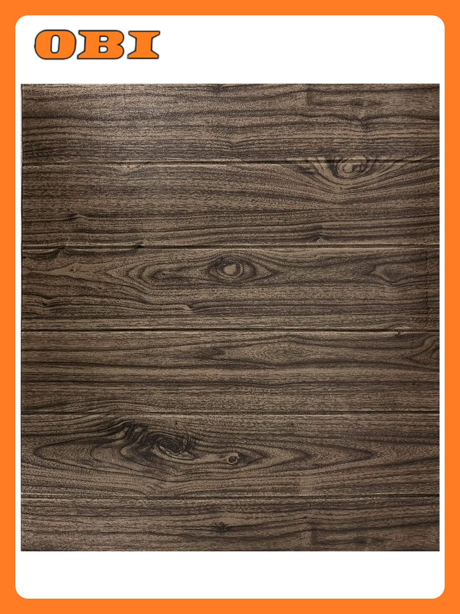 Панель ПВХ GRACE "Дерево орех", самоклеящаяся, влагостойкая, 700х700 мм