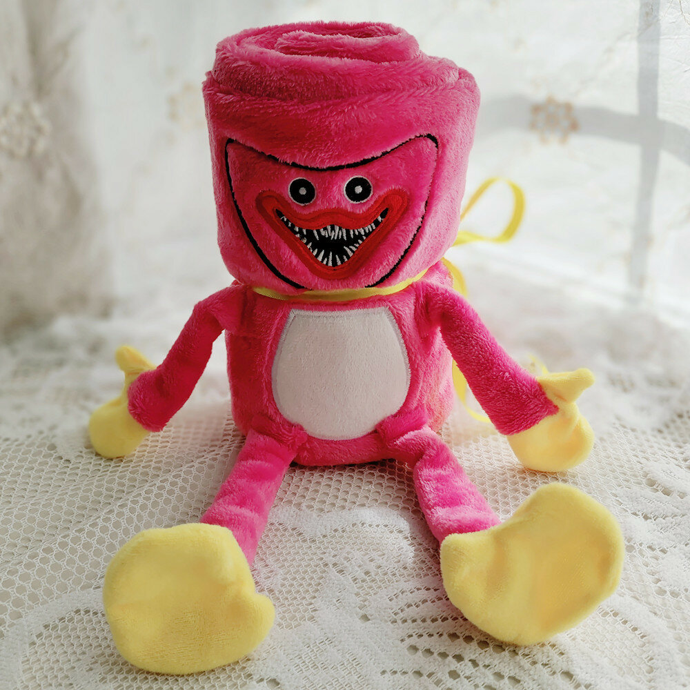 Baby Monster Фланелевая Рулонная Плед - Розовый, Малый Размер 80x100см для Игр, Путешествий и Уюта