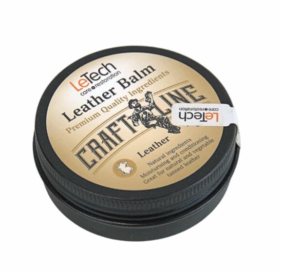 LeTech Натуральный Бальзам для кожи с запахом кожи Leather Balm (Leather) 30мл