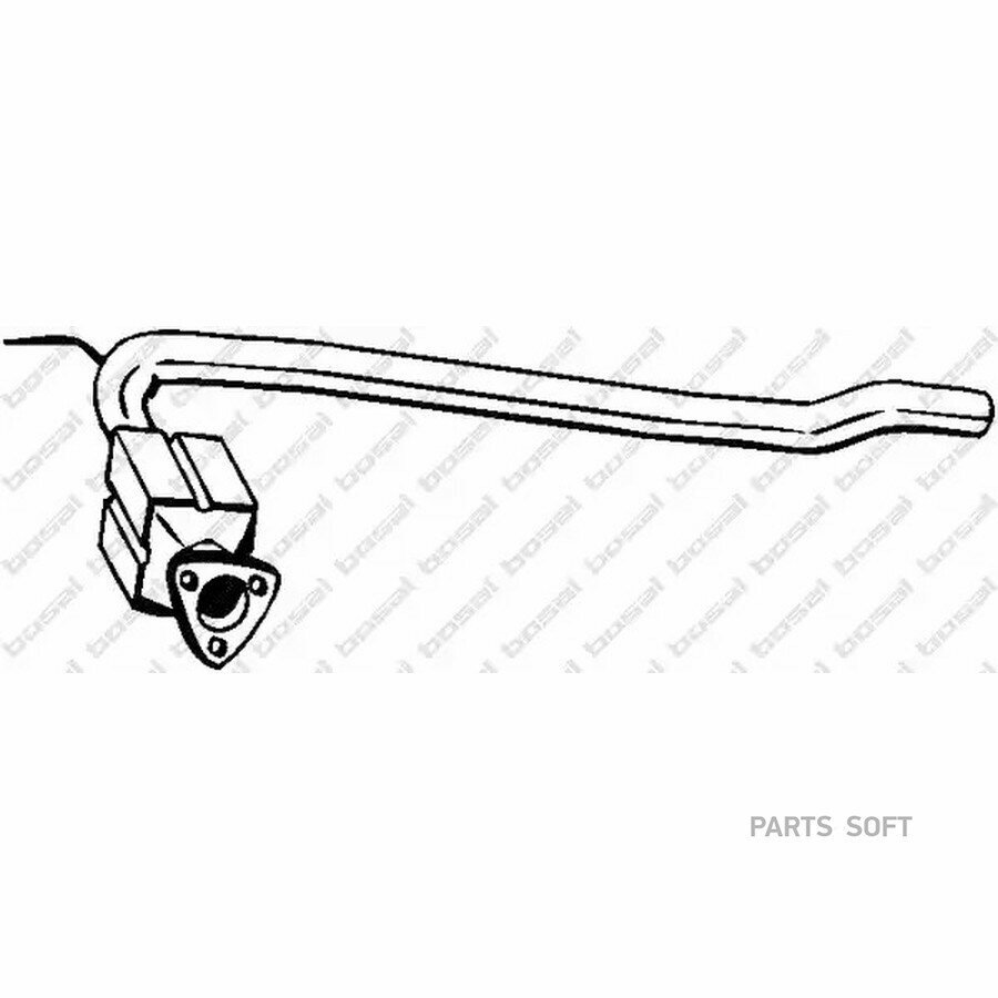 Катализатор от официального дистрибьютора, BOSAL, артикул 099895