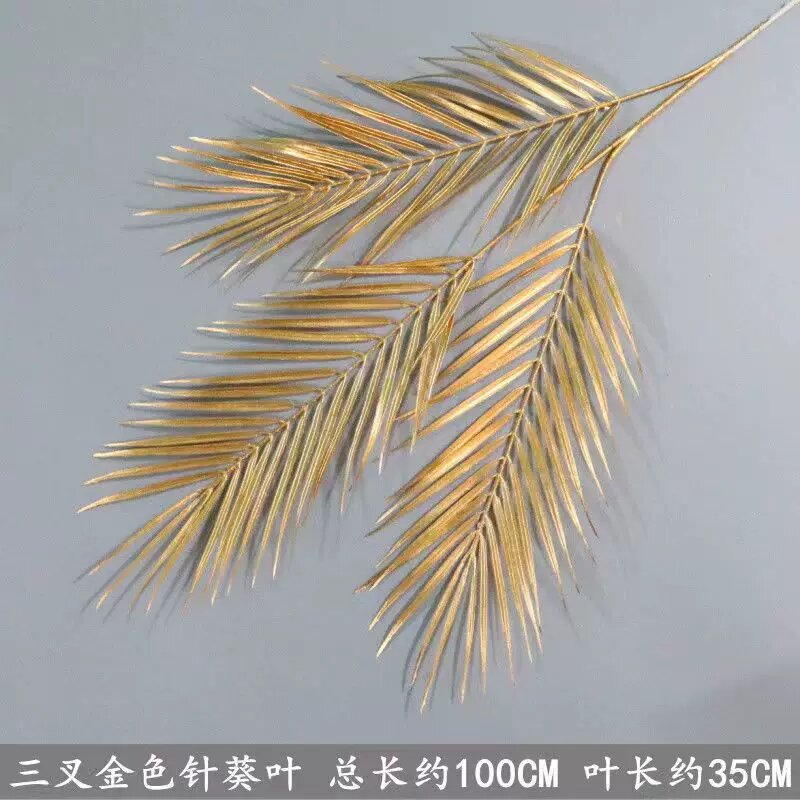 Свадебный зал Золотой искусственный цветок Пион Кленовый лист Роза Мак Новогоднее ведро благословения с цветком Листья