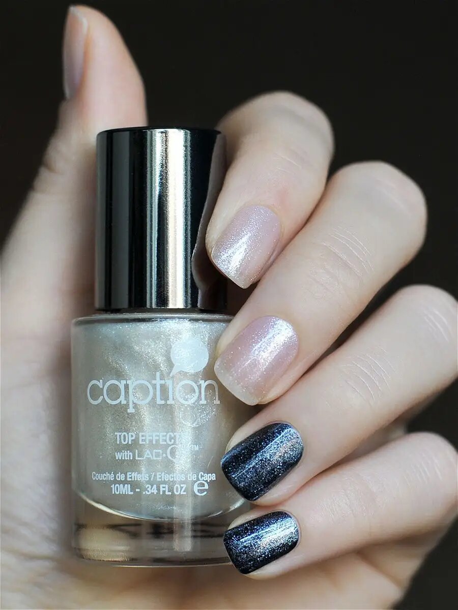 Лак-топпер CAPTION Young Nails с шиммером, 10 мл