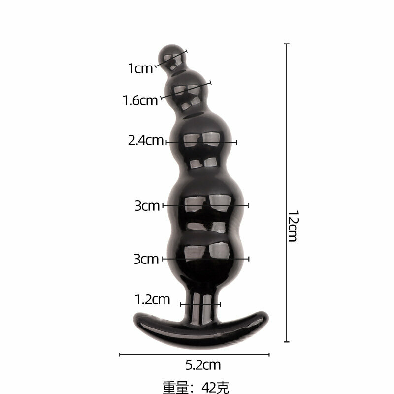 Анальные шарики из мягкой резины, анальная пробка для развития ануса, анальные шарики для SM-тренинга, массаж простаты,