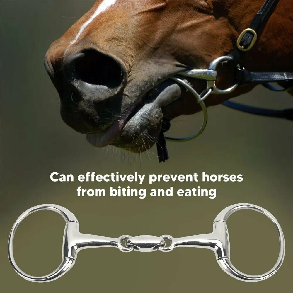 Трензель для лошади "Империал" восьмерка (12,5 см.)