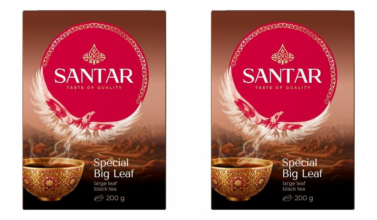 SANSTAR Чай черный Special Big Leaf, крупнолистовой, 200 г, 2 уп