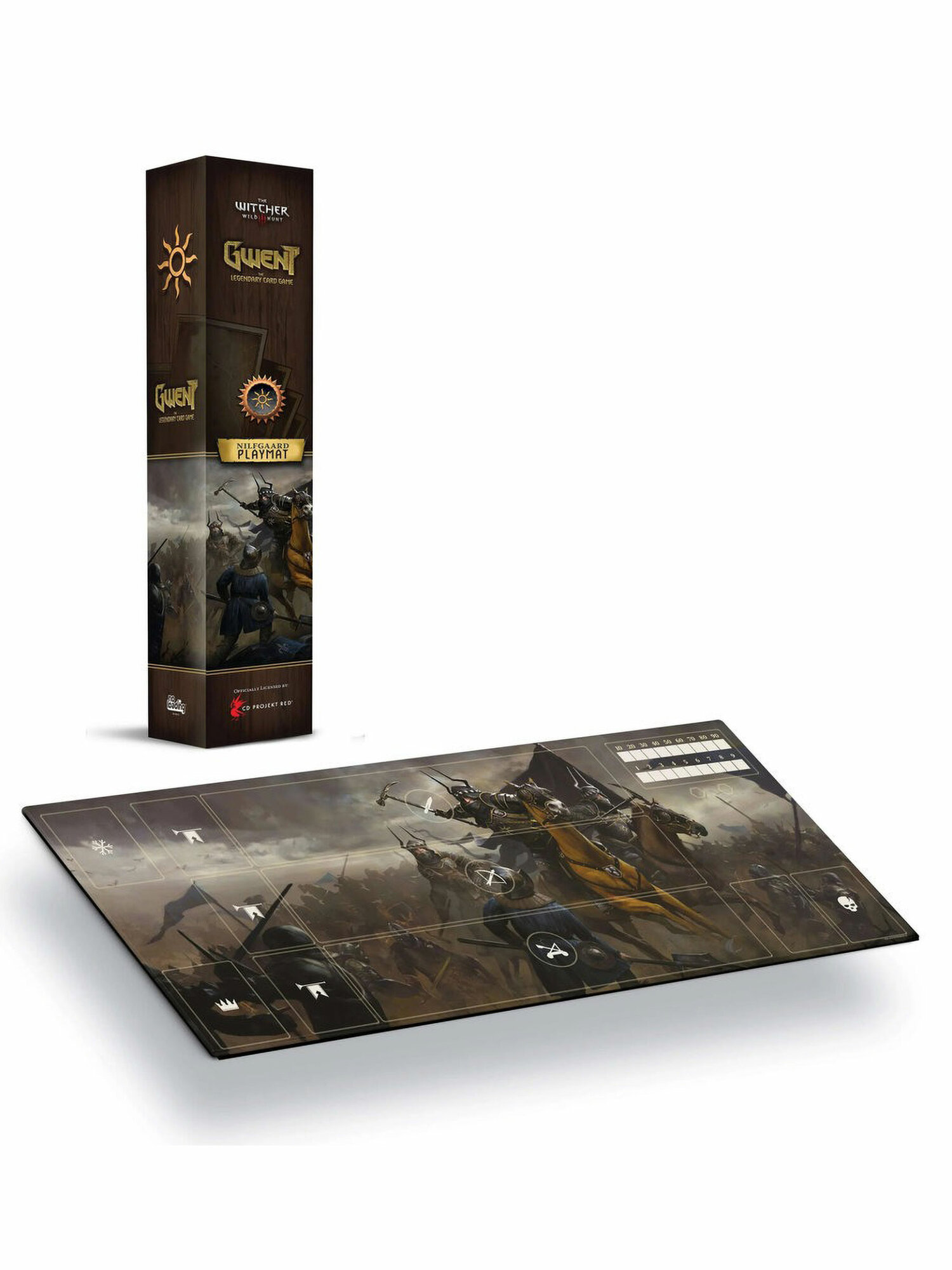 Игровое поле для настольной игры No Loading Games The Witcher 3 Wild Hunt: Gwent - Nilfgaard, 29 × 73 см