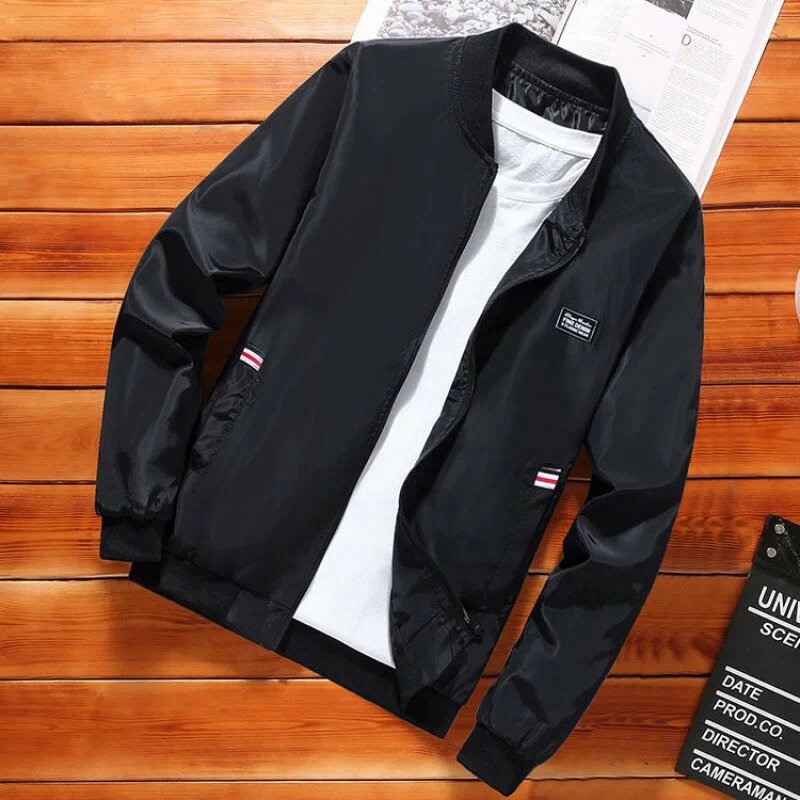 Мужская повседневная куртка для весны и осени - короткая рабочая повседневная куртка