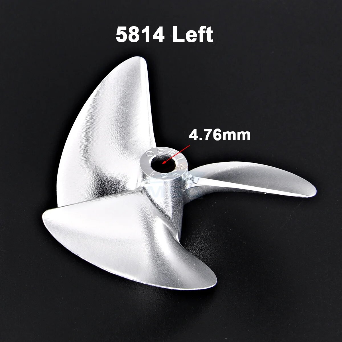 Пропеллер 5814 Left, алюминий, D58mm, 4.76mm