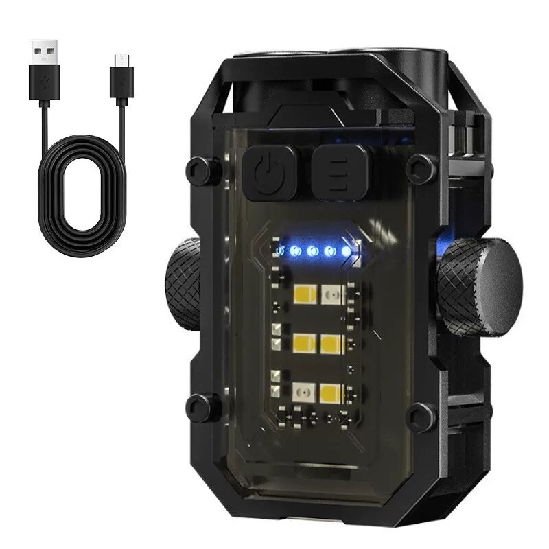 Фонарик Qingyun Yaoying, модель Y20PRO, портативный, на брелоке, с мощным светом | Фонарь с фиксированным фокусом и