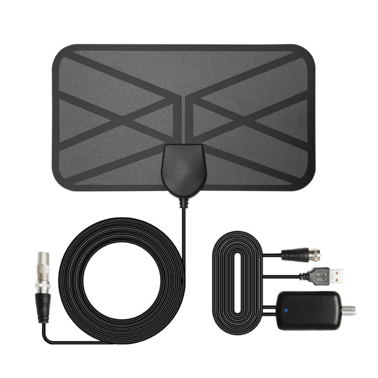 Антенна для цифрового телевидения 4K внутреняя земная волна цифровая HD антенна приемник усилитель 1080P HD цифровая антенна с усилителем кабель 3м gain 25db