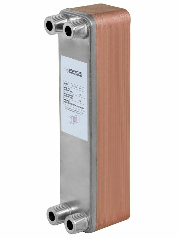 Теплообменник пластинчатый паяный для вентиляции 25 кВт (до 250 м2)