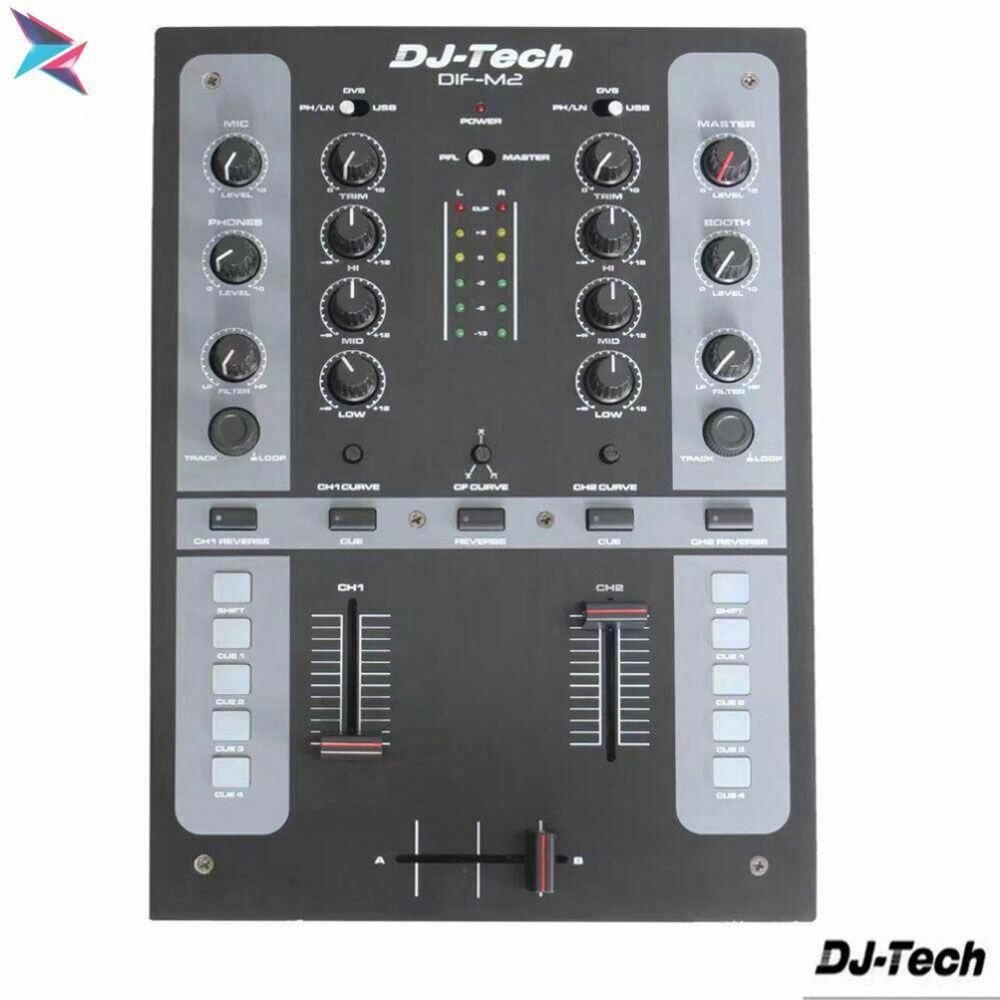 DJ-Tech DIF-M2 DJ микшер, черный, один размер (DIFM2)qz
