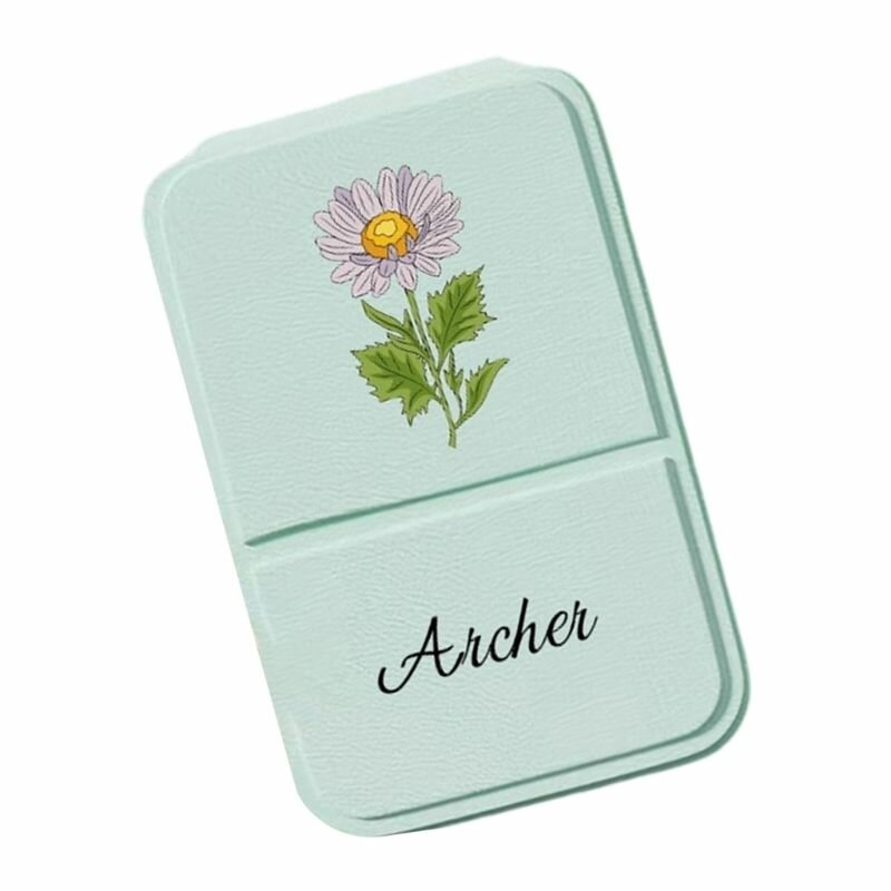 Зеркало зеркало в полный рост портативное складное мини-зеркало для ванной комнаты настенное плоское макияжа-зеленый