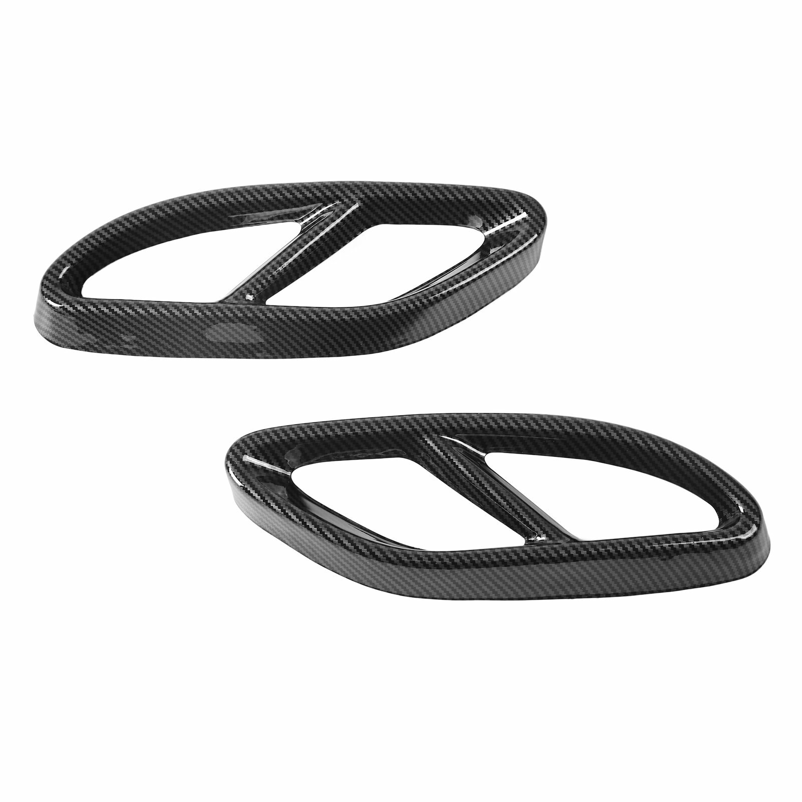 2 шт. автомобильный глушитель выхлопной трубы, выходы, задняя крышка, сменная накладка для Mercedes Benz E Class W213 2014-2021