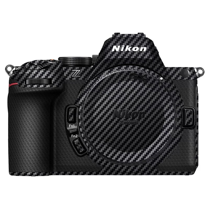 Карбоновое волокно защитный экран для Nikon Z5 II, клей 3M, антицарапинный, текстурированный рисунок