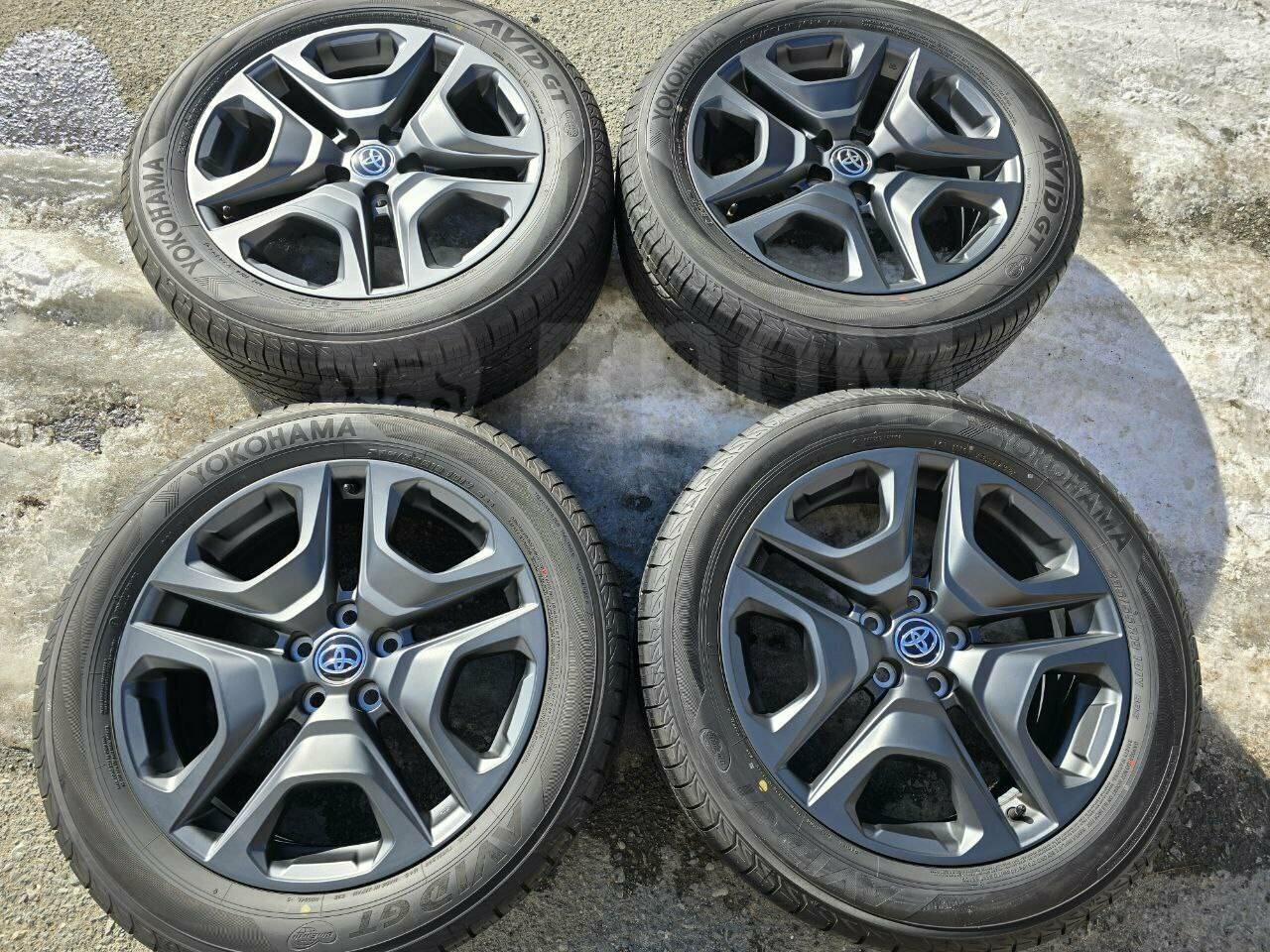 Шины 235/55R19 Yokohama Avid GT + Оригинал Диски R19 (7,5J , ET40) Toyota Rav4 4 шт.