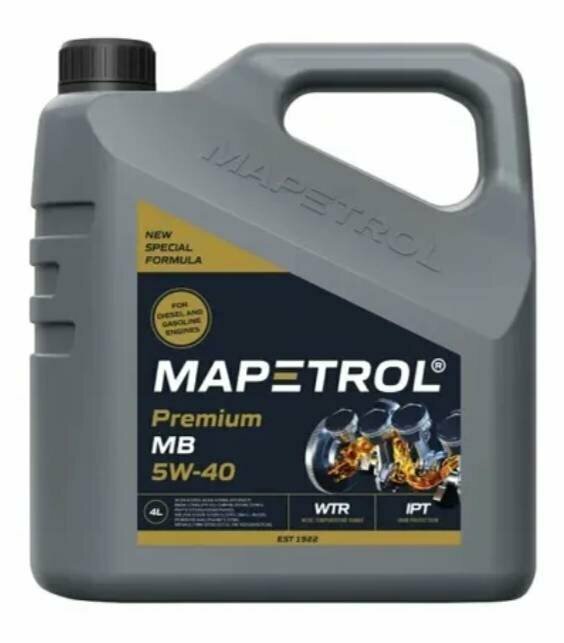 Масло моторное MAPETROL Premium MB 5W40, 4л Premium MB 4л MAP0158