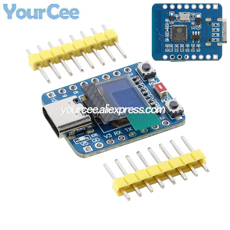 Модуль ESP32-C3 ESP32-C3-OLED Blue