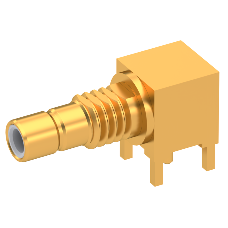 Китайский аналог(замена): R114673840 SMB угловая настенная гнездовая розетка для печатной платы паяемые выводы - катушка 200 шт