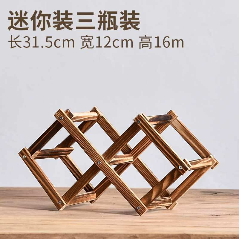 Оптовая продажа массивного дерева красного вина простая стойка для хранения