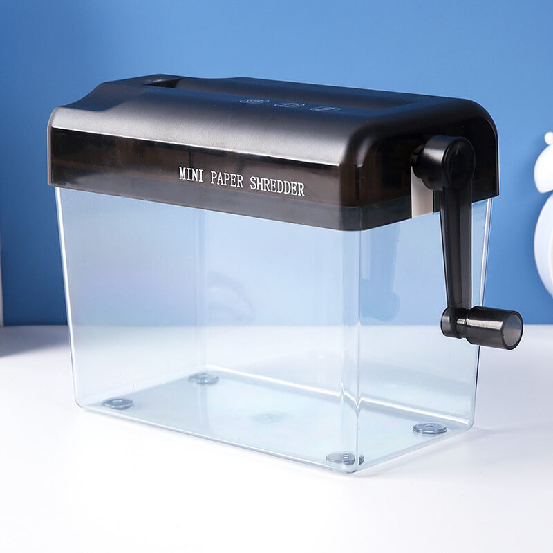 2026 Новейший ручной шредер для бумаги, мини-шредер для офиса и дома, ручной шредер для бумаги формата A4, шредер для карточек