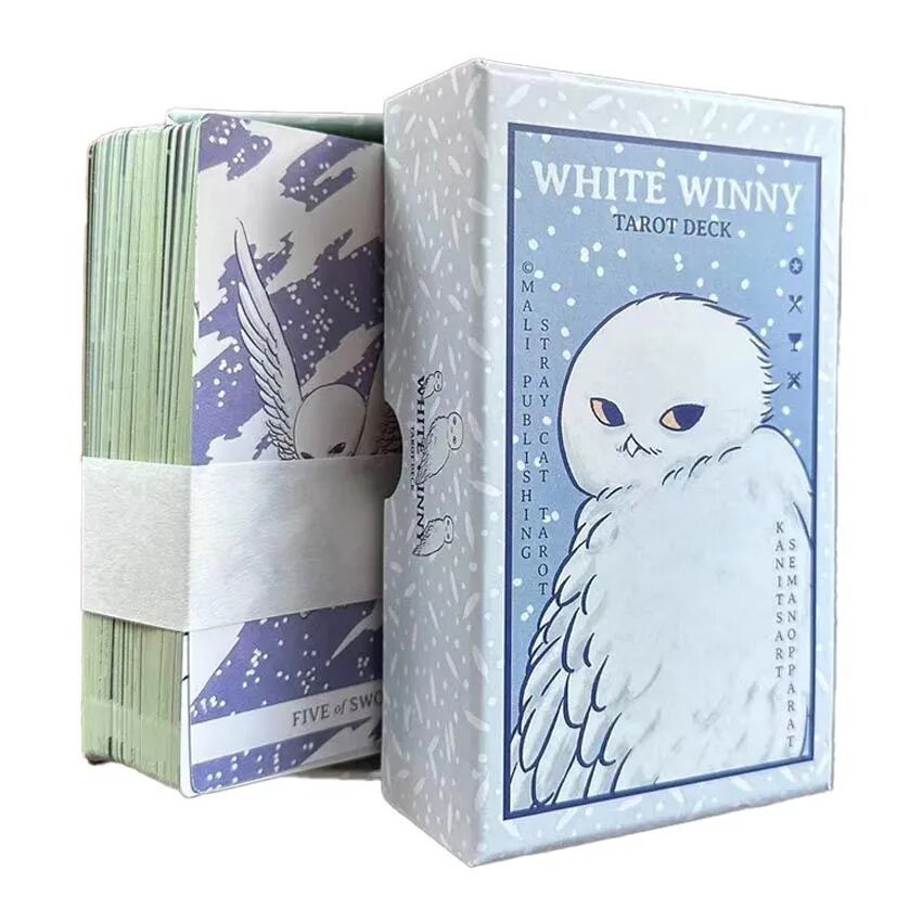 Карты Таро "12x7 см" Белый Винни - 78 карт. Без руководства.