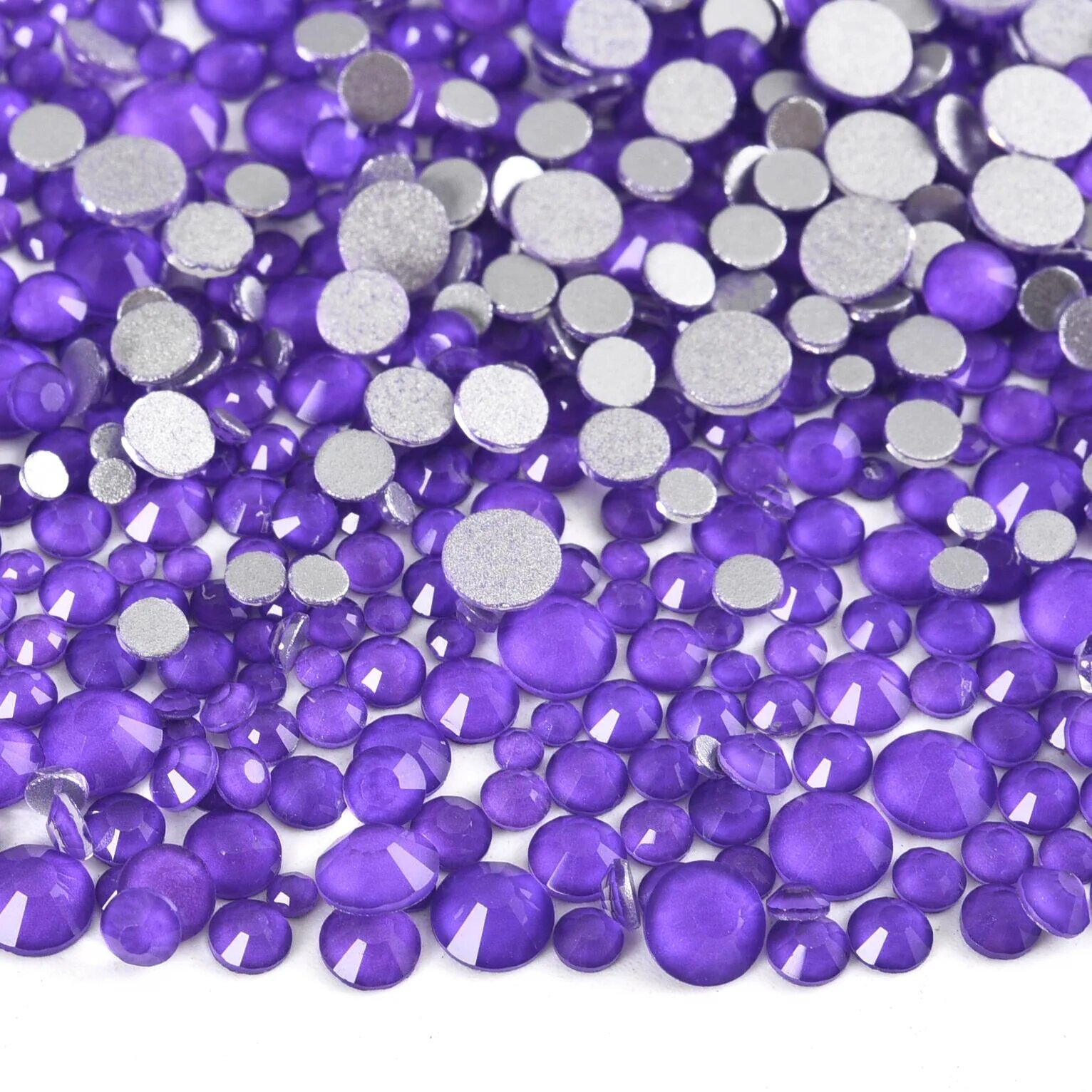 Oleeya Mix SS6-SS20 Люкс Фиолетовые Стразы Фиолетовый, Violet Mocha