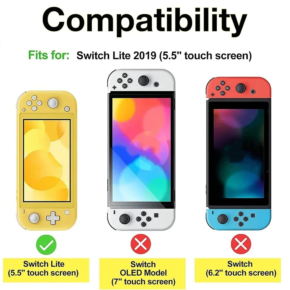 Защитный чехол-флип для Nintendo Switch Lite, dark Grey — фото 1