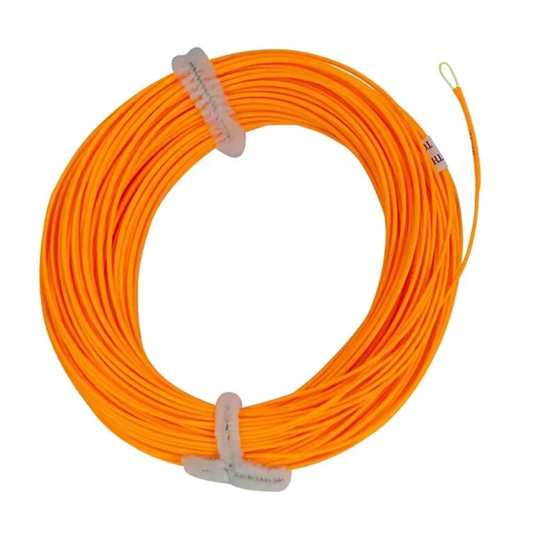 Оранжевая плавающая леска для нахлыста Aventik 85ft, 7F