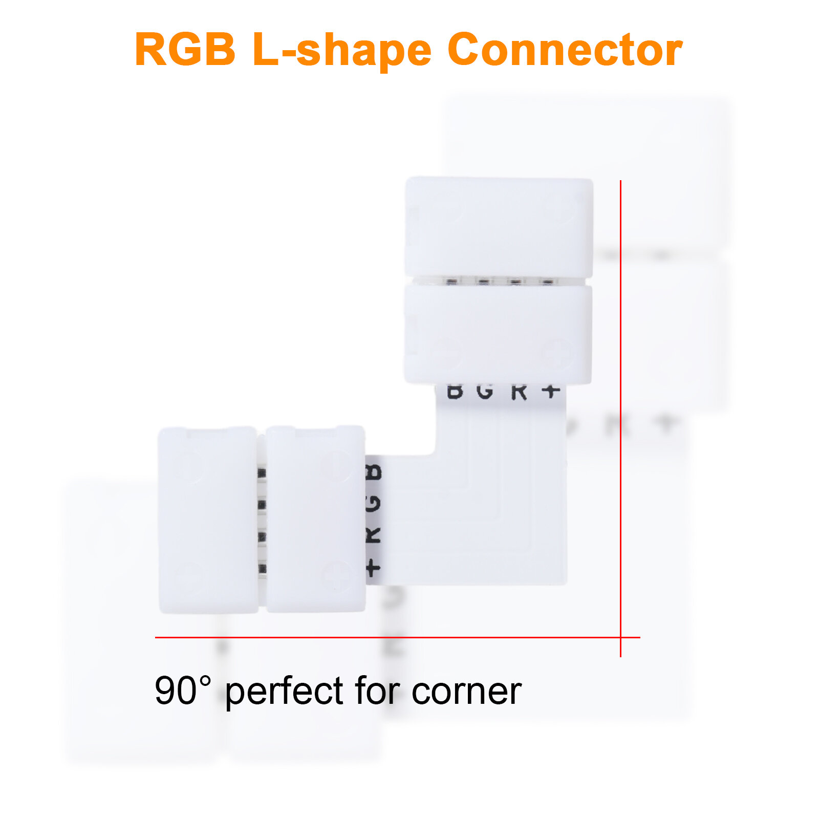 Комплект 4-контактного разъема для светодиодной ленты 5050 для светодиодной ленты для самостоятельного проекта освещения