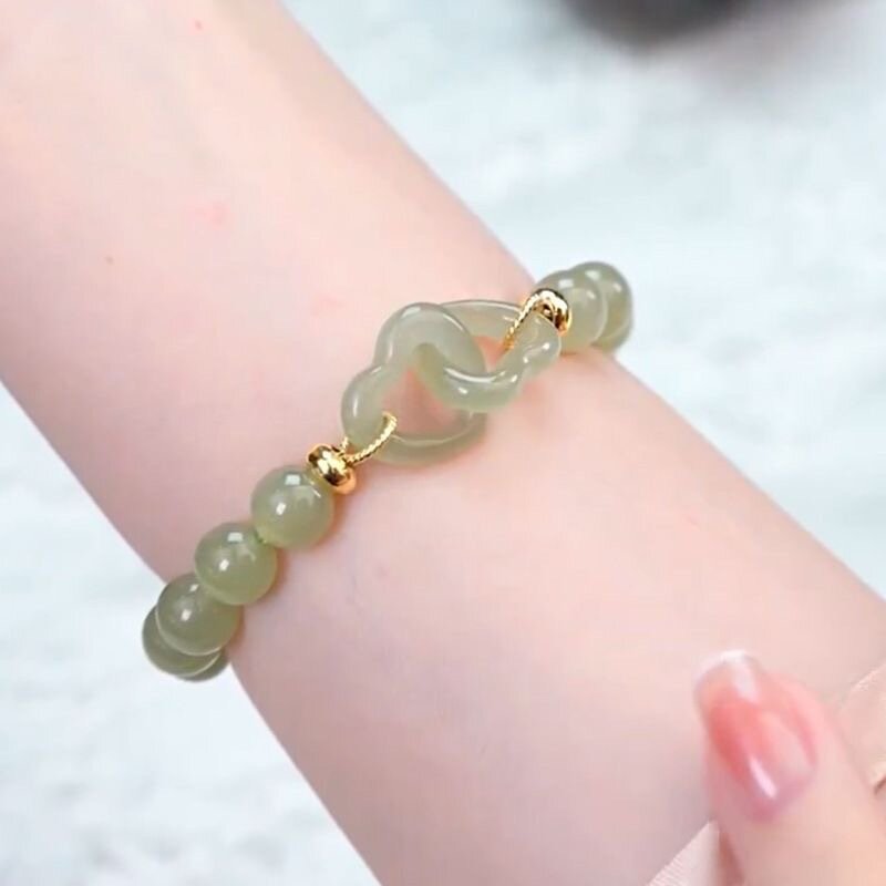 Браслет для гадания, YM Mall из клубничного с лунным камнем Привлечение любви