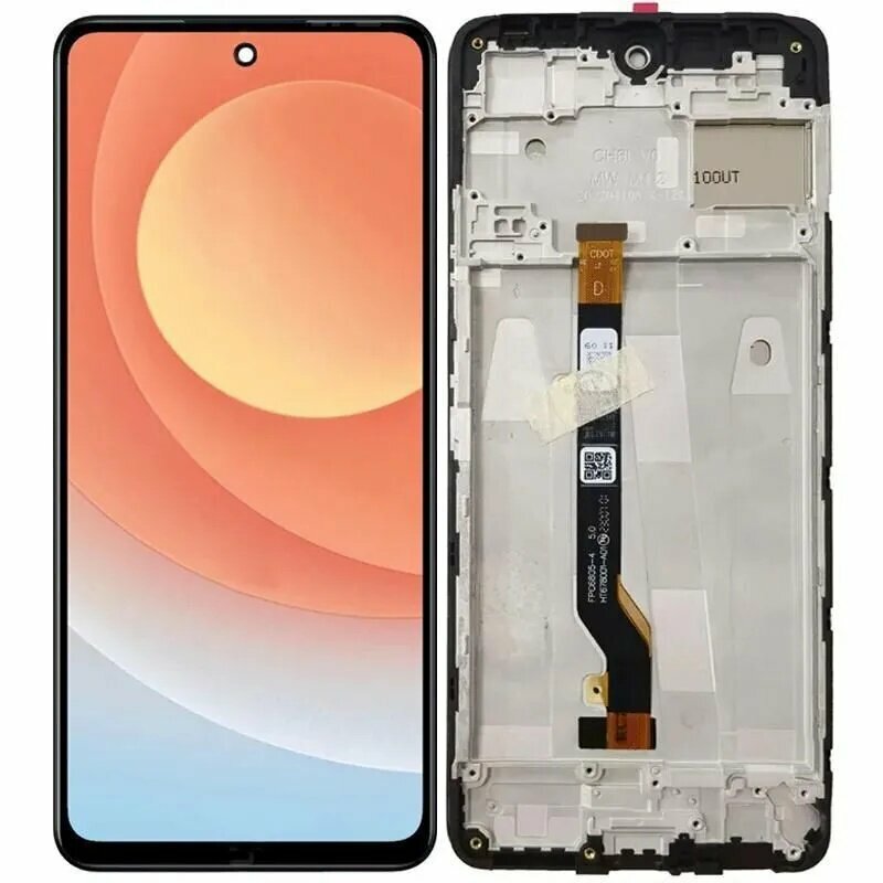 Дисплей(экран) для Tecno Camon 19 Neo CH6i (текно камон 19 нео) в сборе с тачскрином рамкой