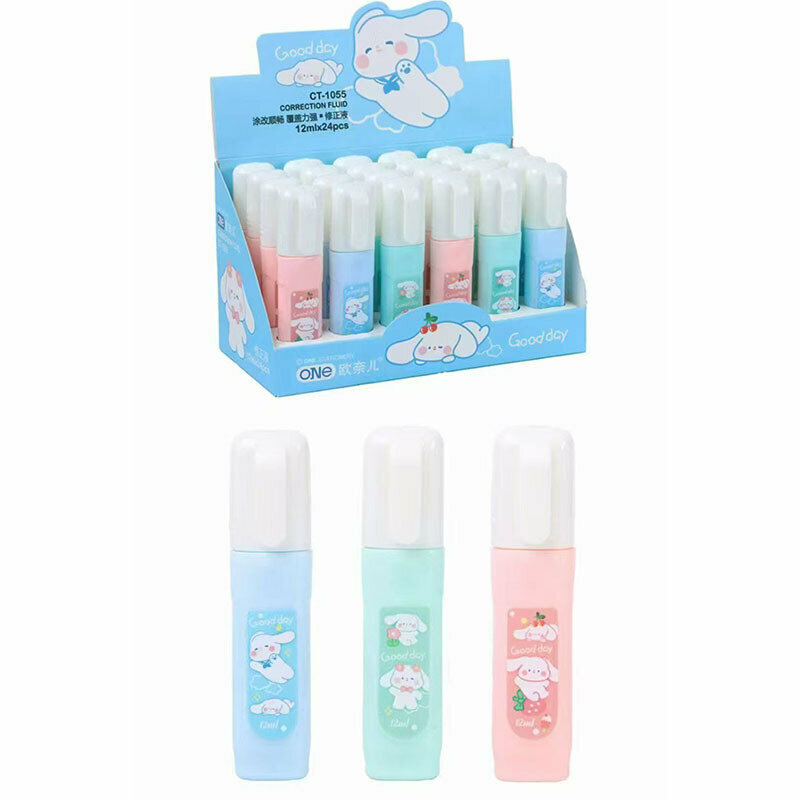 Корректирующая жидкость с металлическим наконечником 12 мл, канцелярские принадлежности для студентов, оптовая продажа