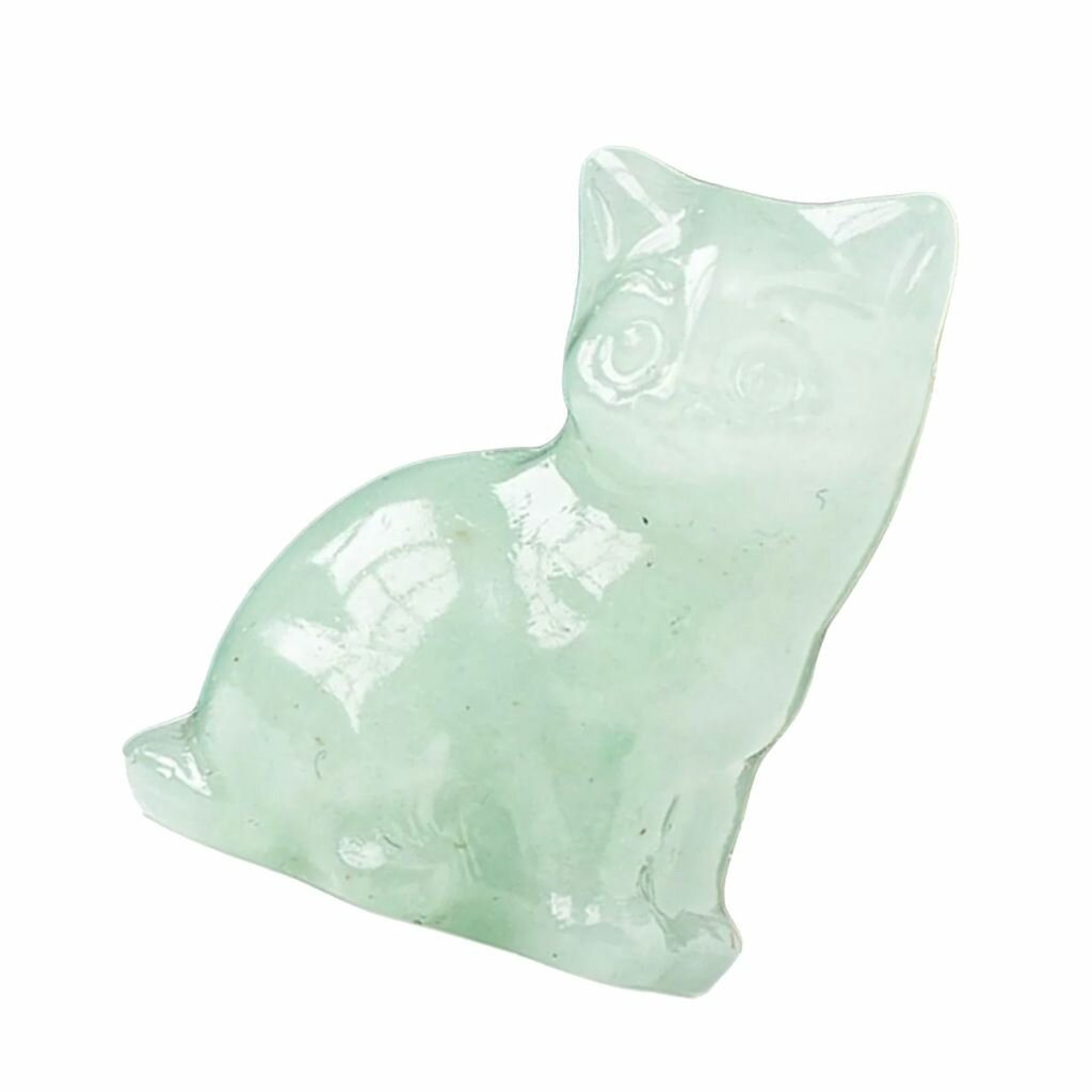 Фигурка Для Вырезания Счастливого Кота-Донглинг Из Нефрита