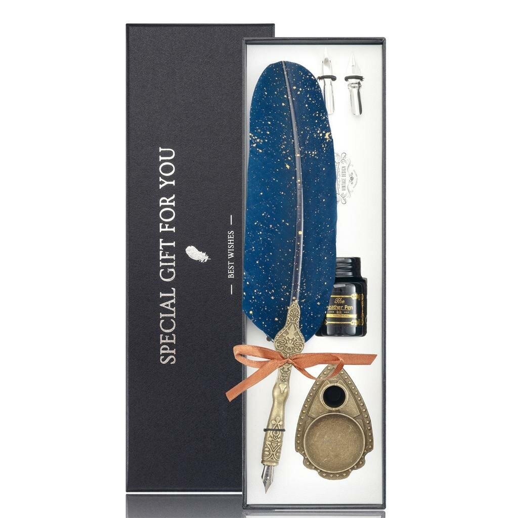 Каллиграфический набор с металлическим пером, Тибет