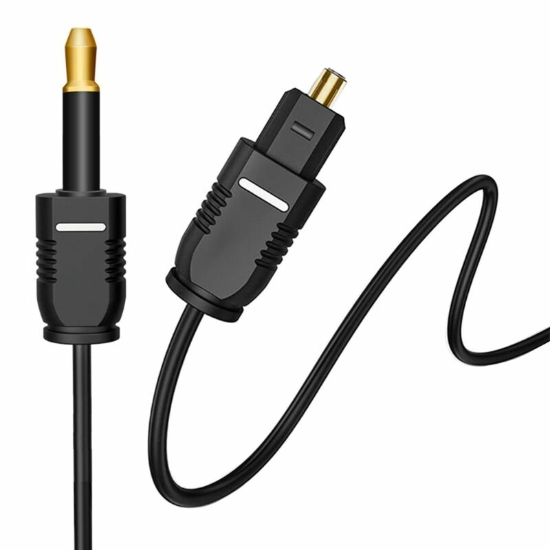 Цифровой волоконно-оптический аудиокабель 3,5 мм для телевизионного динамика, кабель усилителя мощности-2 метра