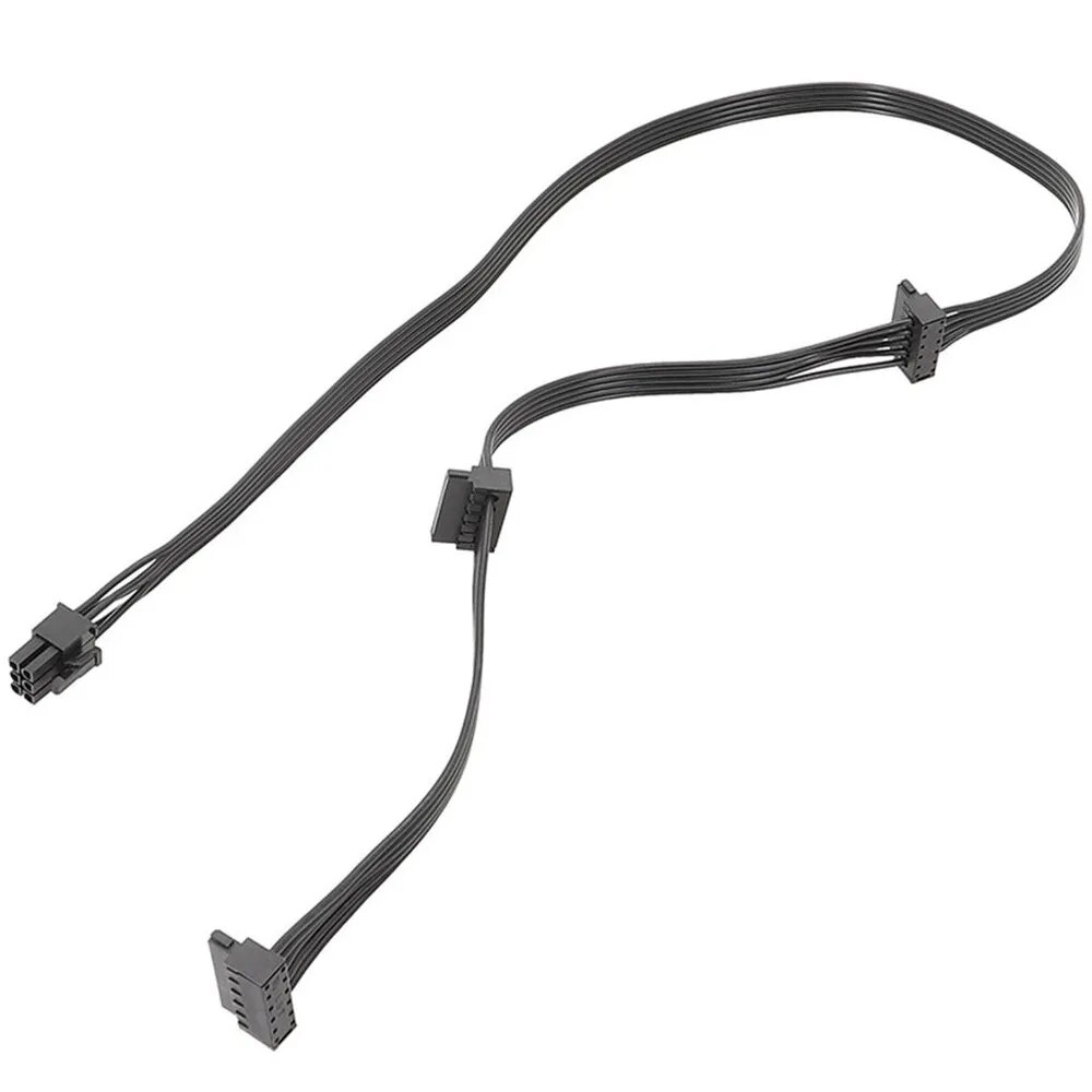 Надежный кабель питания 6Pin-SATA X3 для модульного блока Corsair RM RMX 18 AWG