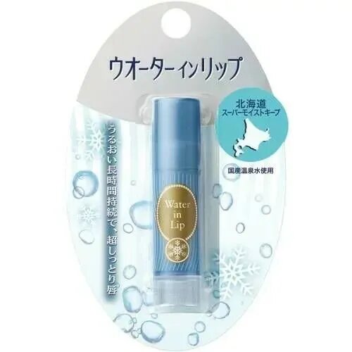 Shiseido Water in Lip Бальзам для губ увлажняющий SPF 15+ с гиалуроновой кислотой 3.5 мл Япония