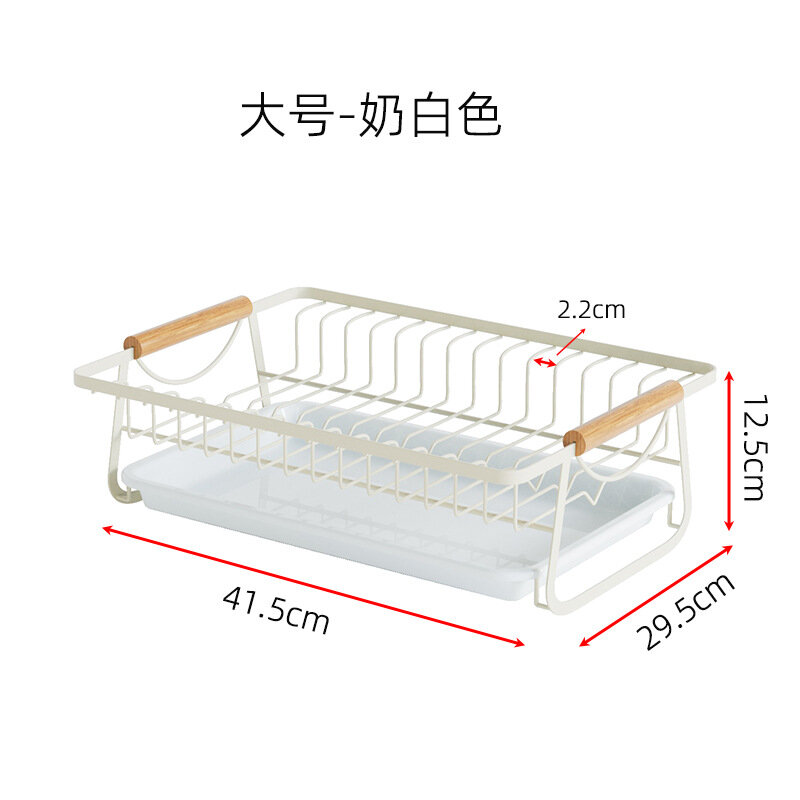 Кросс-бордерная сушилка для посуды, подставка для посуды и палочек, кухонная стойка для хранения, нескользящая напольная одноярусная сушилка