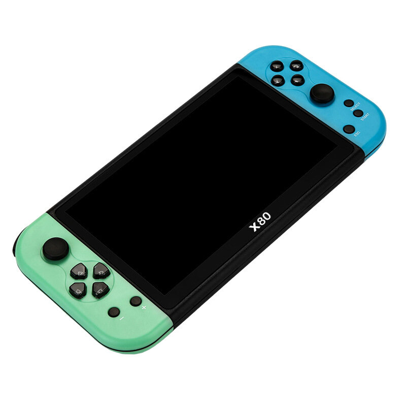 Новая игровая консоль X80 7inch PSP портативная консоль с картриджем HD большой экран GBA классическая аркадная портативная консоль
