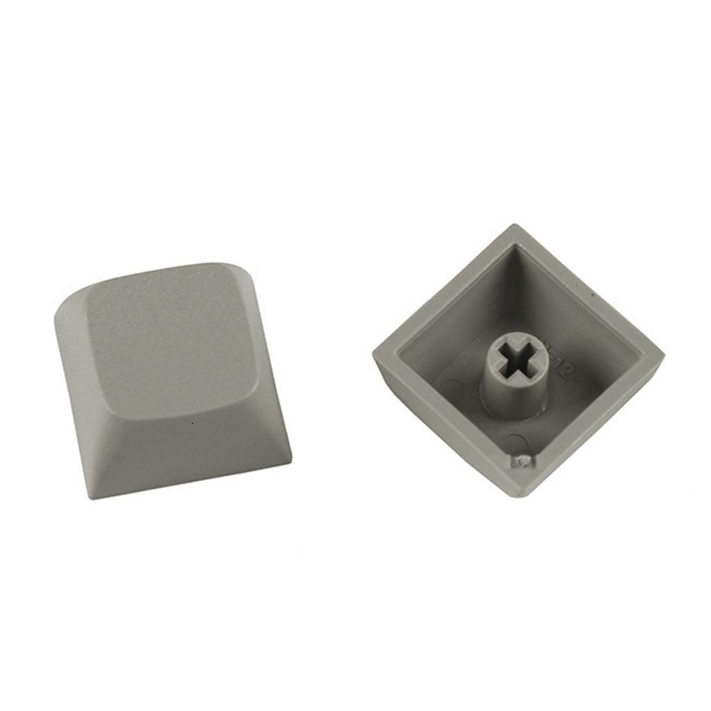 10PCS Толстые PBT XDA2 Кейкапы 1U, Светло - серый