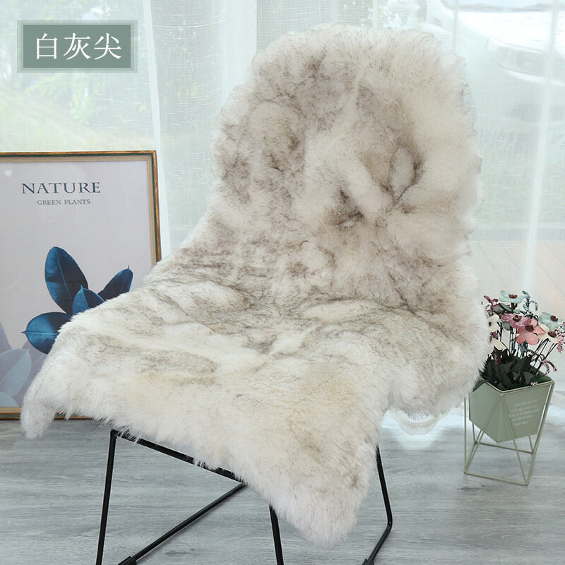 Поставка цельного ковра из овчины для спальни, прикроватного дивана, плюшевого коврика, окна, шезлонга, оптовая продажа