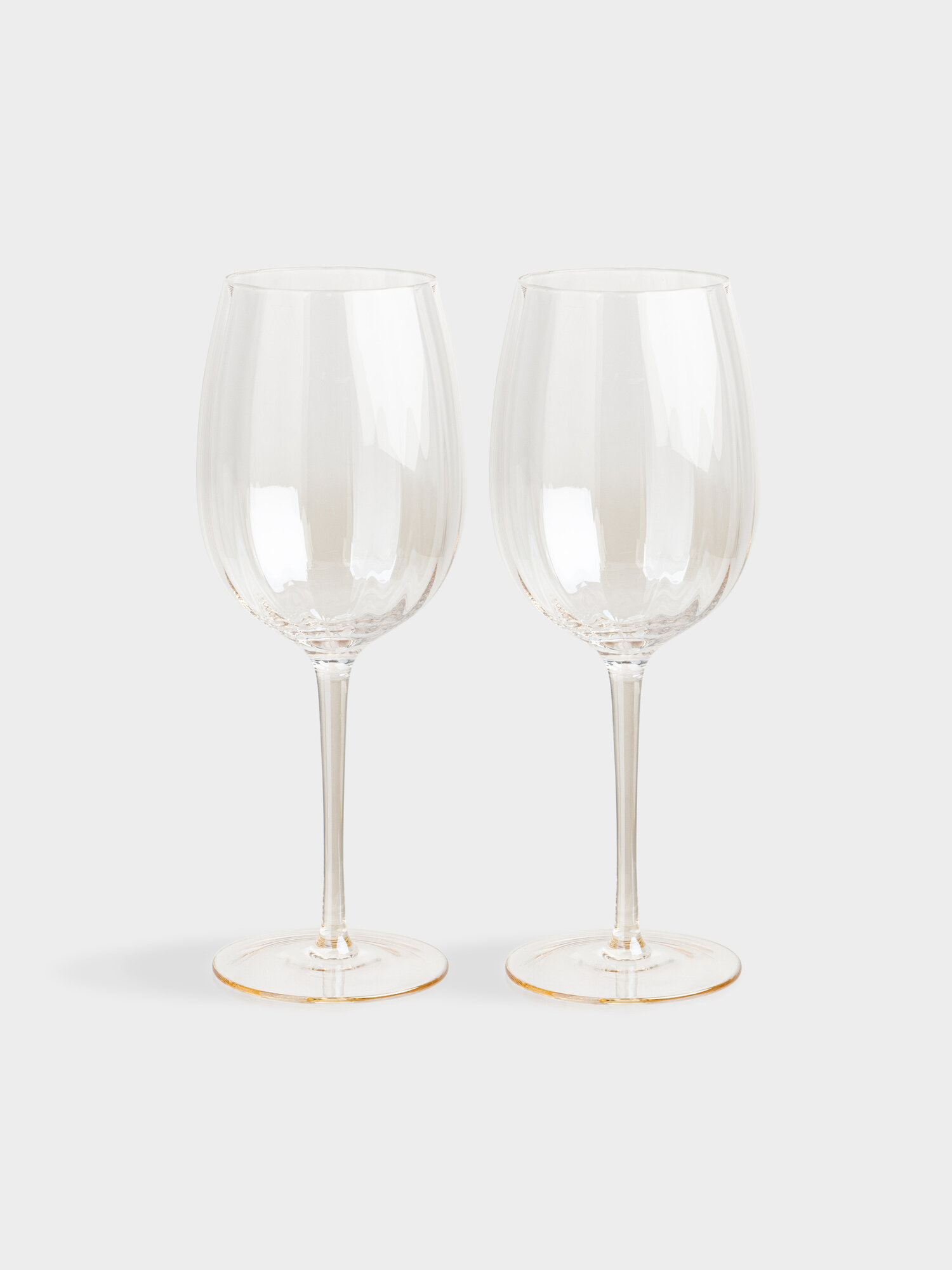 Бокал для вина, 470 мл, 2 шт, стекло, бежевый, Filo R color, Kuchenland