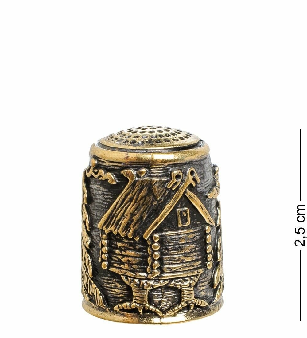 Наперсток из латуни "Избушка" A2101759 Народные промыслы, Латунь