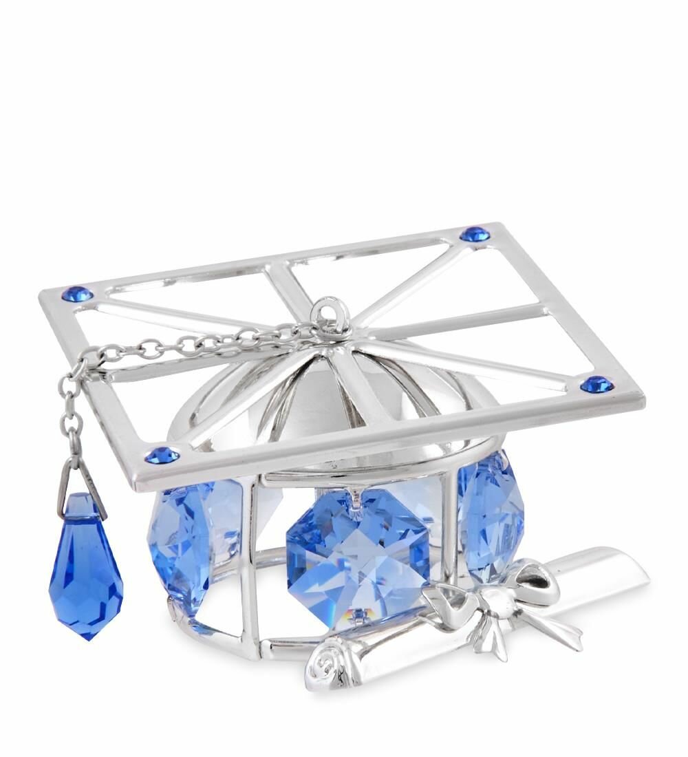 Фигурка серебр. Шапка Магистра с цв. кр. A971403 Crystal Temptations, Металл, кристалл