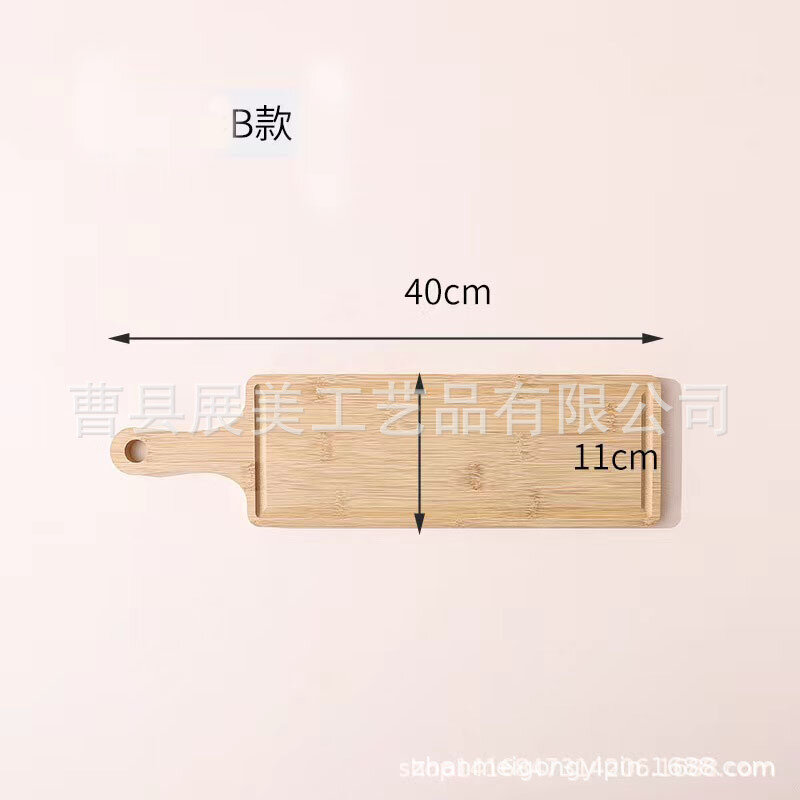 Бамбуковая тарелка для пиццы в японском стиле для выпечки хлеба стейк доска прямоугольная креативная пищевая добавка