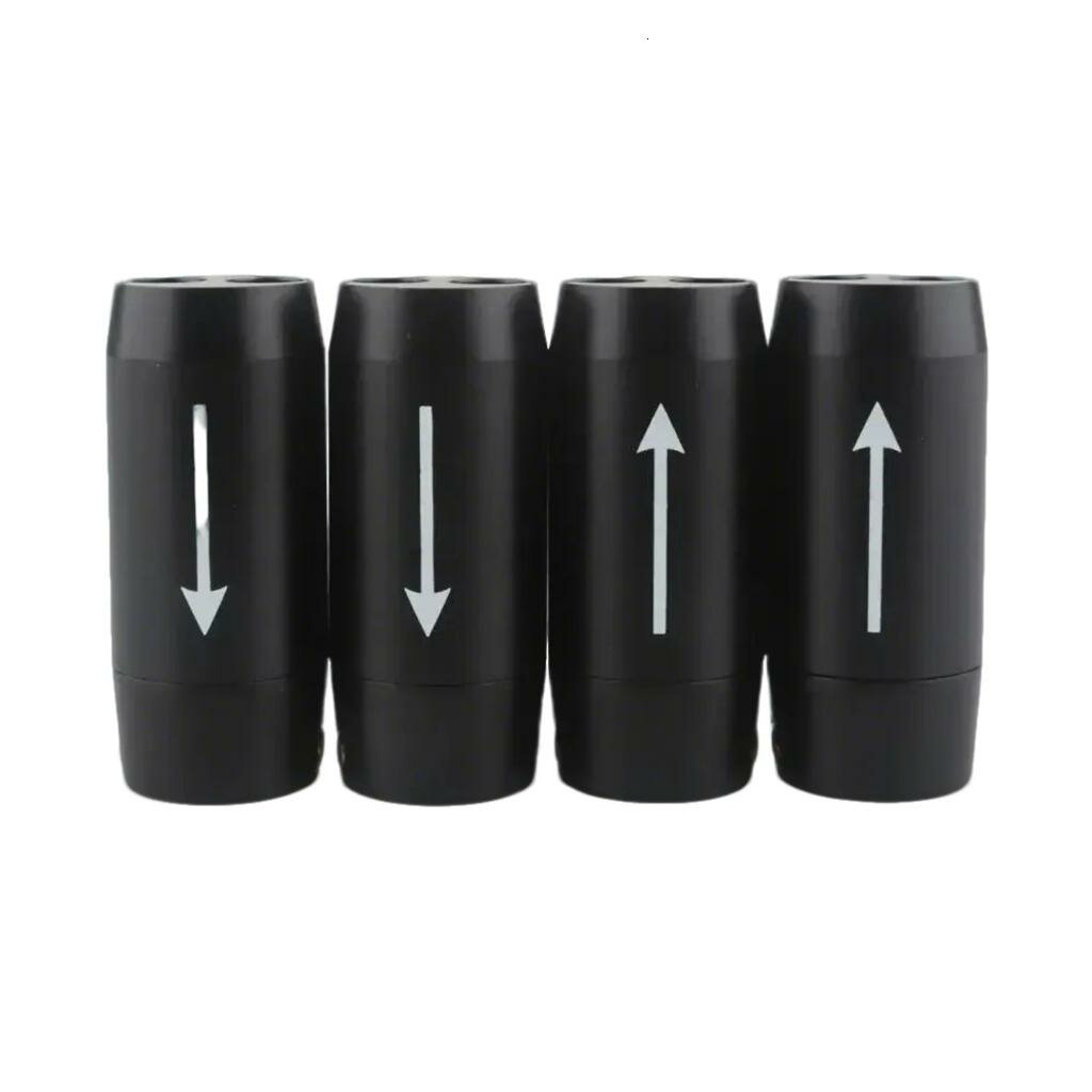 4 шт. алюминиевые банановые разветвители для колонок, Черный