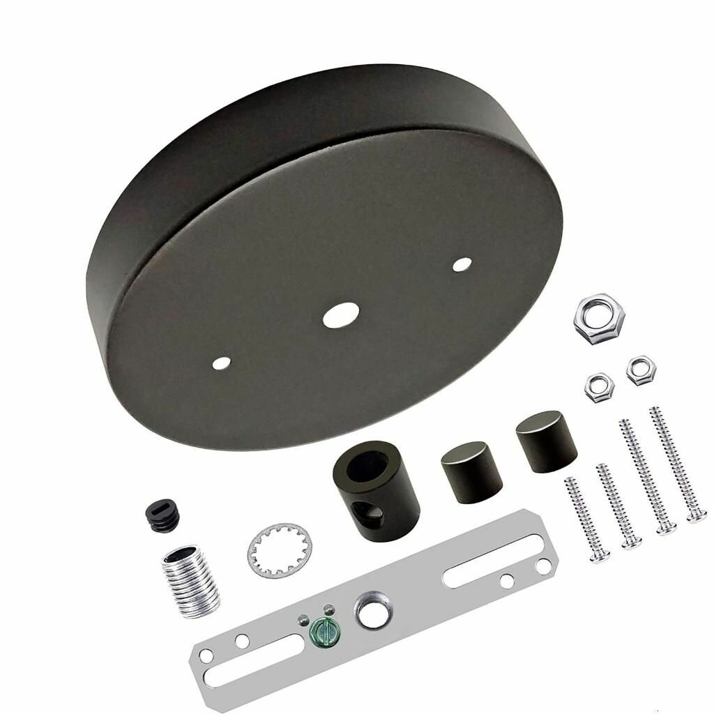 Пластина крепления для подвесного светильника, Черный