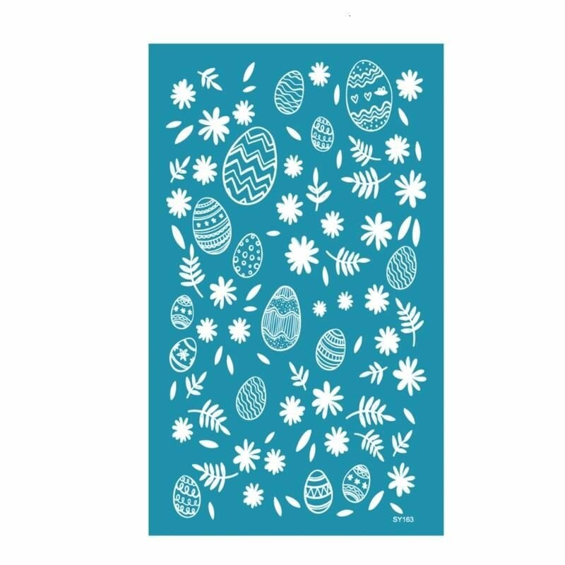 Сетчатые трафареты для украшения яиц "Пасхальный кролик", - SY163