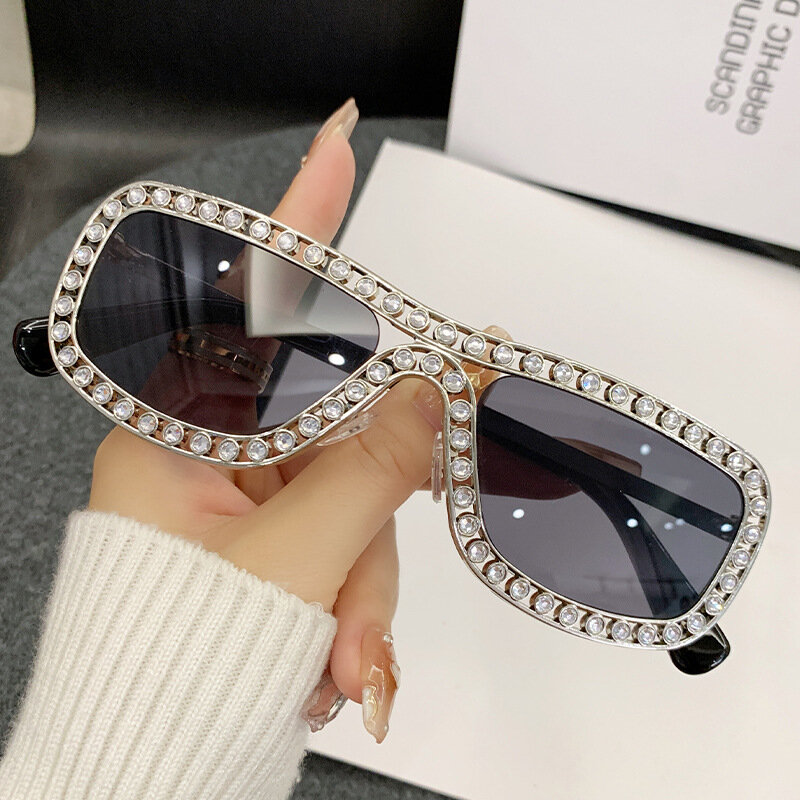 Style Очки солнца Пилот Камни Квадрат Унисекс/9885